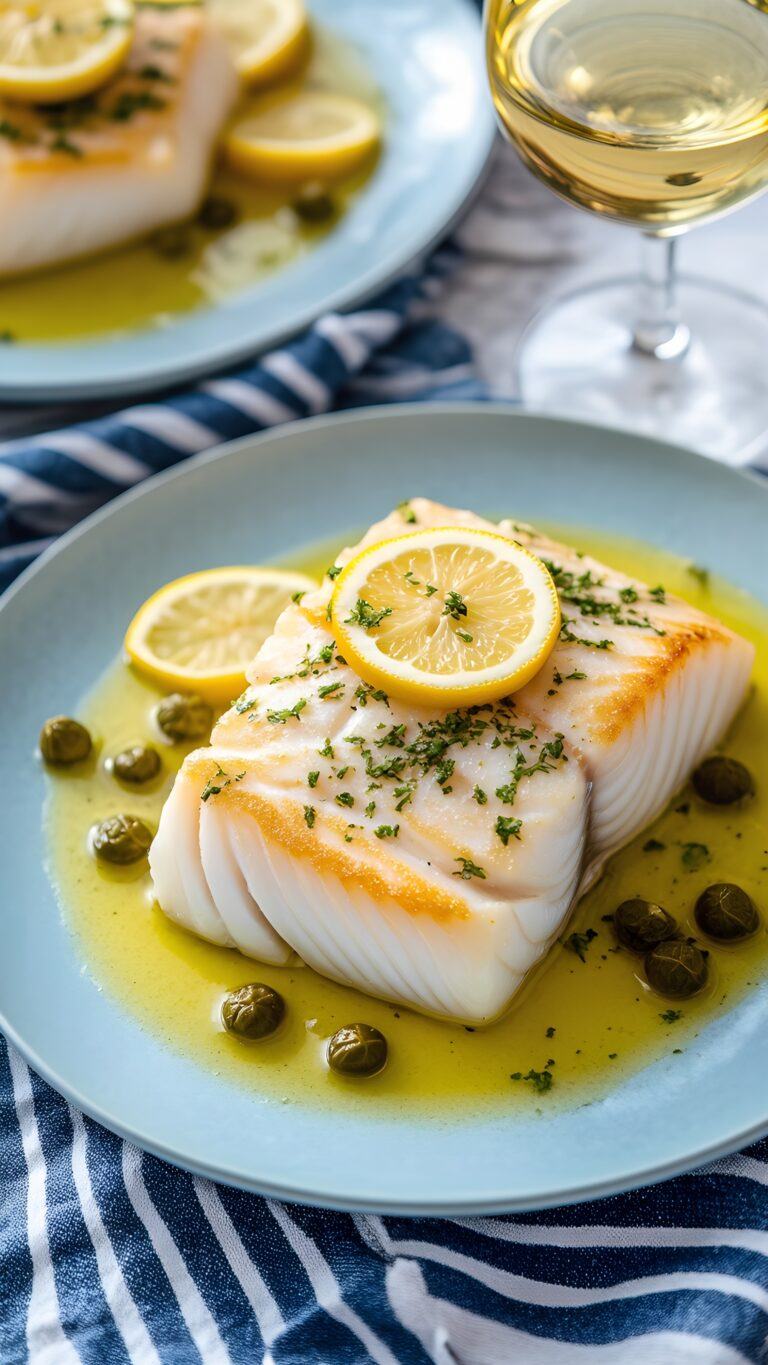 Lemon Caper Baked Cod | Light and Flavorful Fish Dish