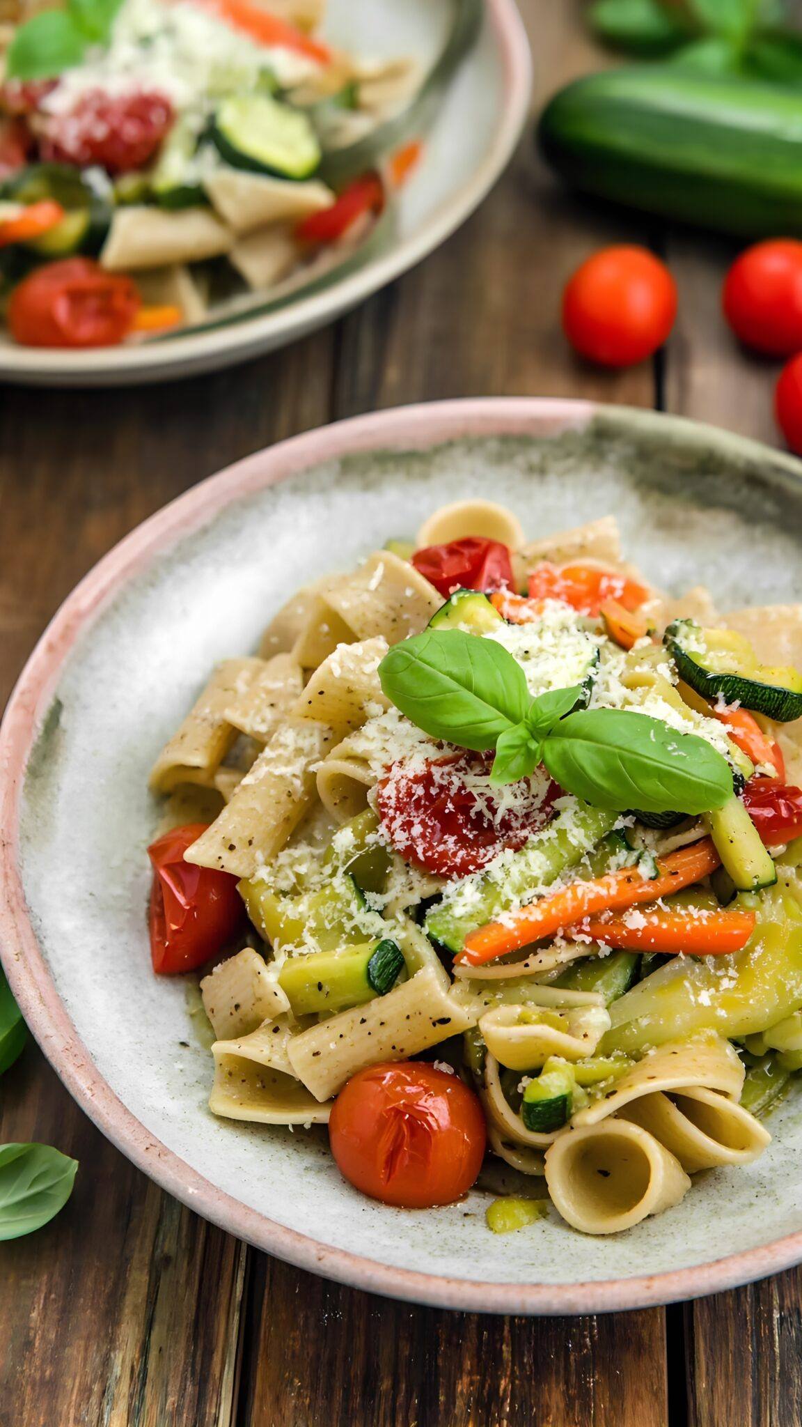 Whole Wheat Primavera Pasta: Fresh Veggie Meal