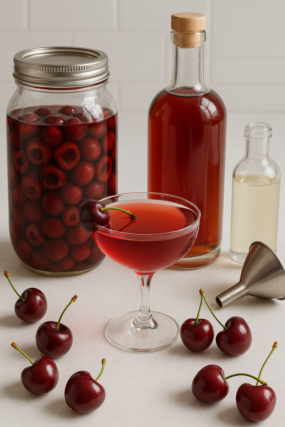 Cherry Infused Vodka – Easy DIY Fruit Liquor Recipe