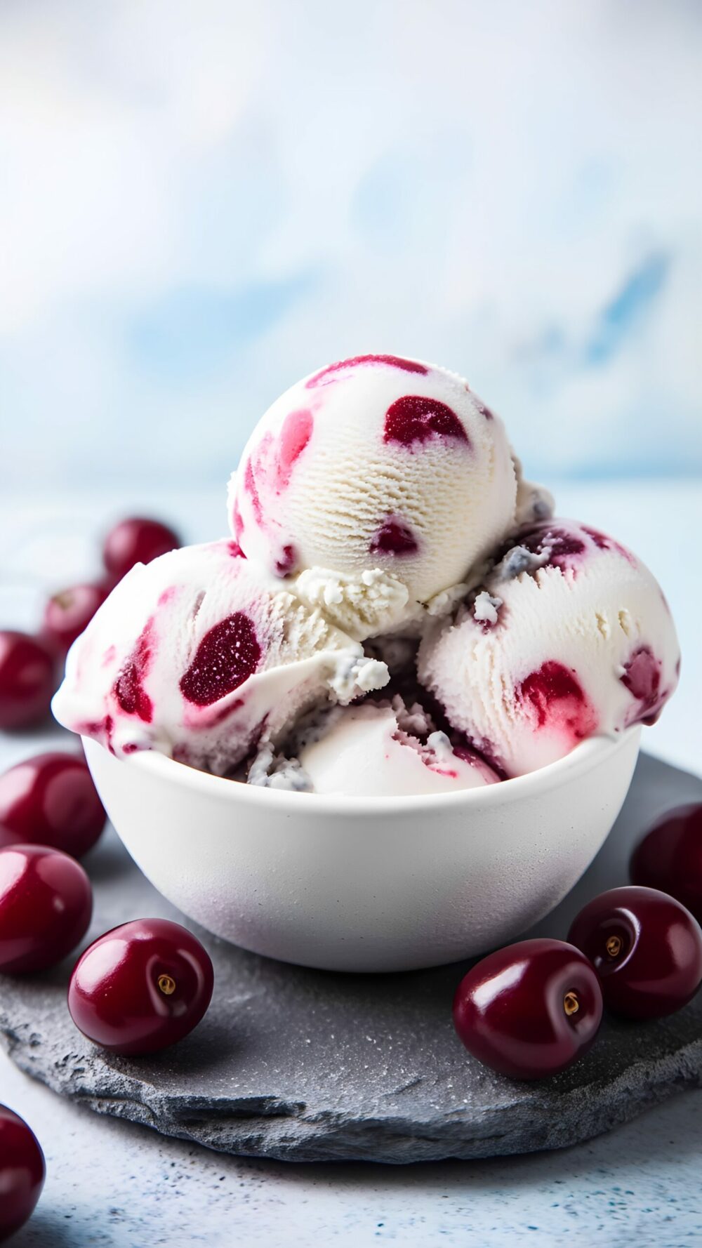No-Churn Cherry Ice Cream – Creamy & Chunky Treat