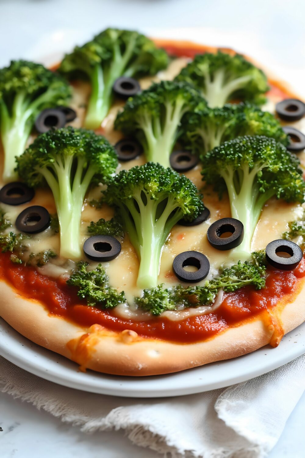 Tree-Themed Veggie Pizza – A Wholesome and Fun Earth Day Meal
