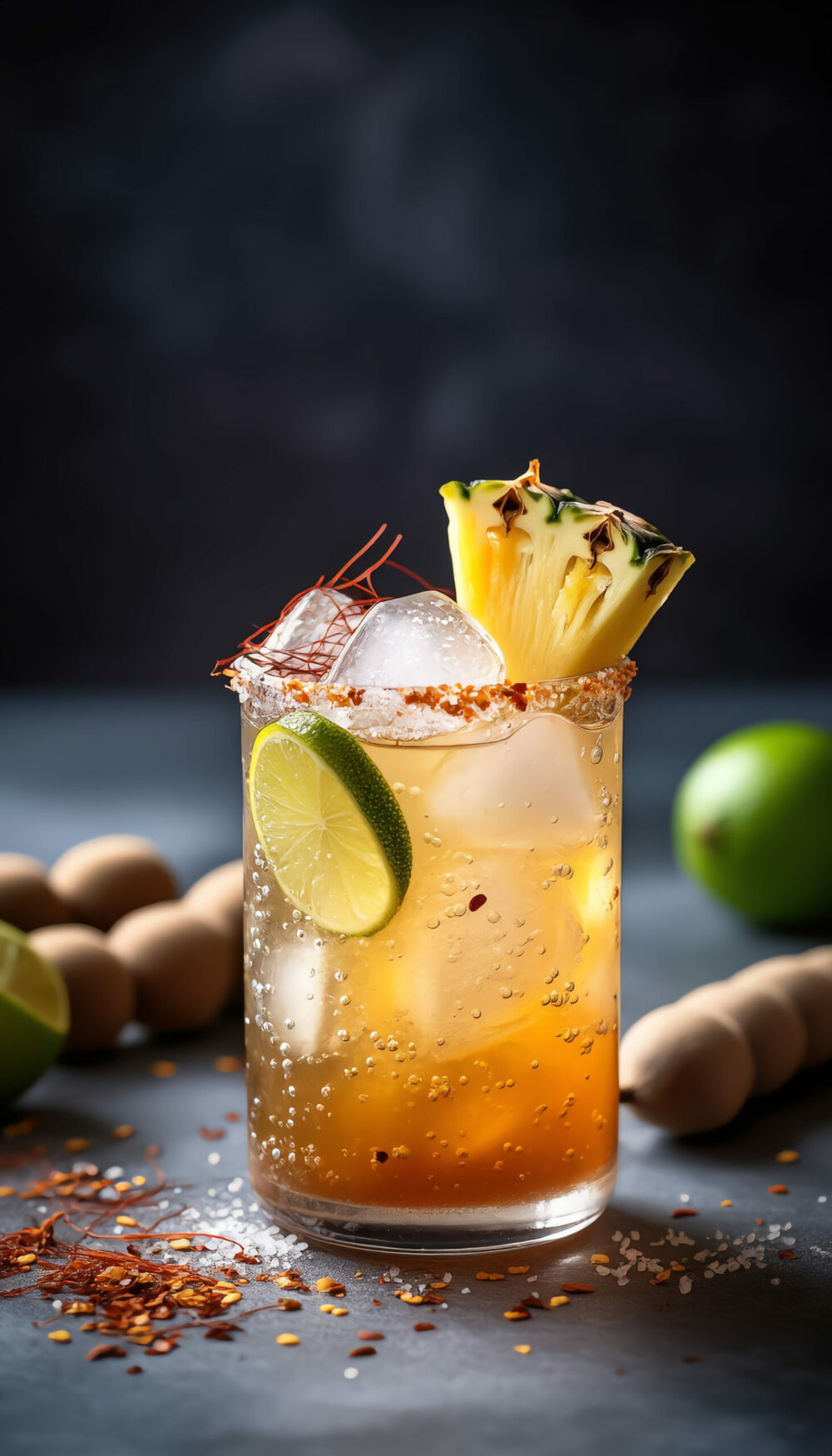 Sparkling Tamarind Tamariki – Tangy Tropical Mocktail