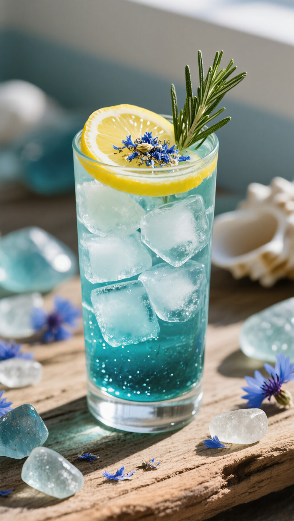 Rosemary Blue Ocean-ade – Electrolyte Rich Lemonade